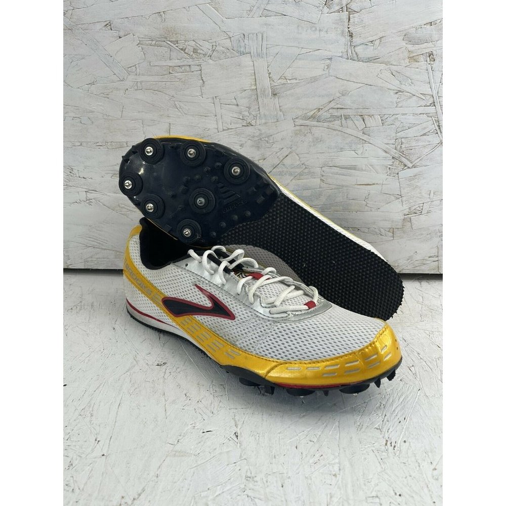 Brooks Nerve Track And Field Spikes Yellow With White… - Gem